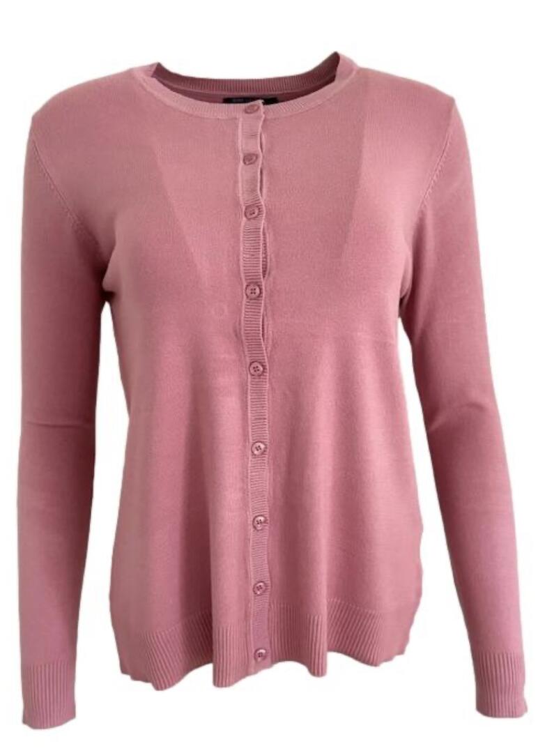 Pure and Natural Dusky Pink Cardigan