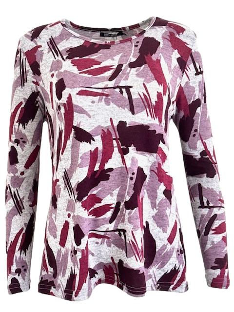 Pure and Natural Pink Abstract Jumper